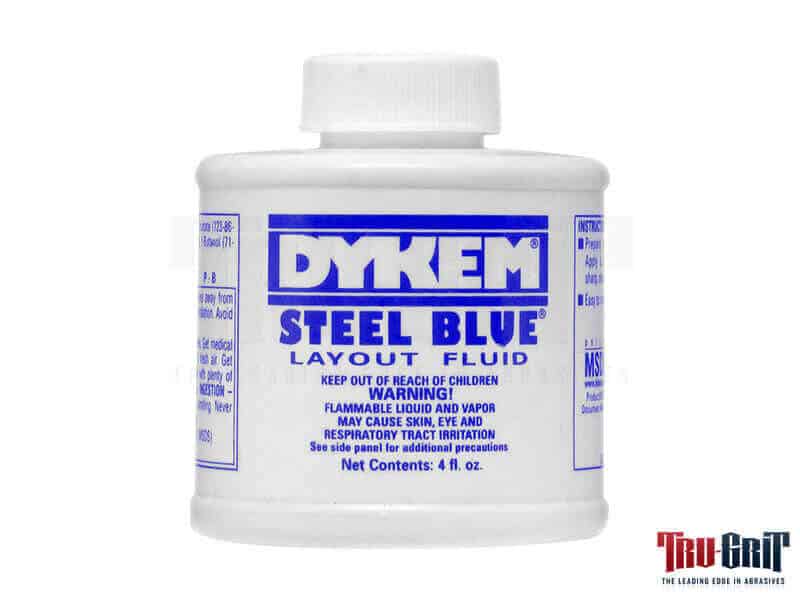Dykem Steel Blue Layout Fluid | Tru Grit, Inc. | The Leading Edge in ...